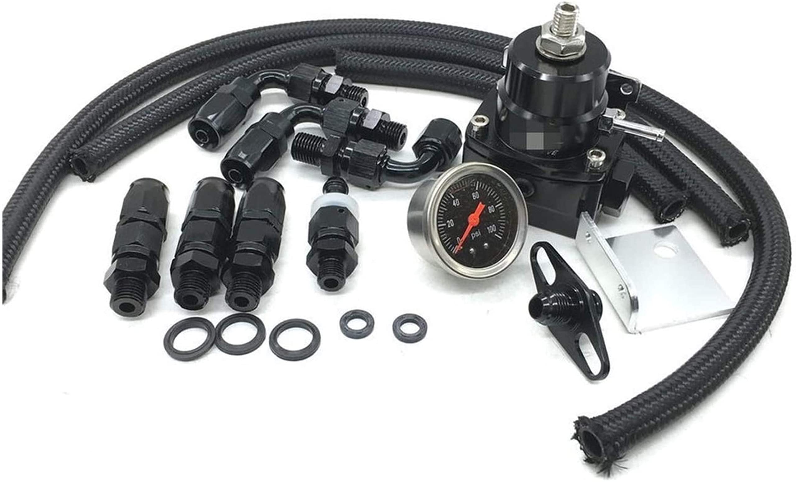 Buy LLXXD Oil pressure regulator Adjustable Fuel Pressure Regulator Kit ...