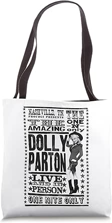 Amazon.com: Dolly Parton The One and Only Tote Bag : Clothing, Shoes ...