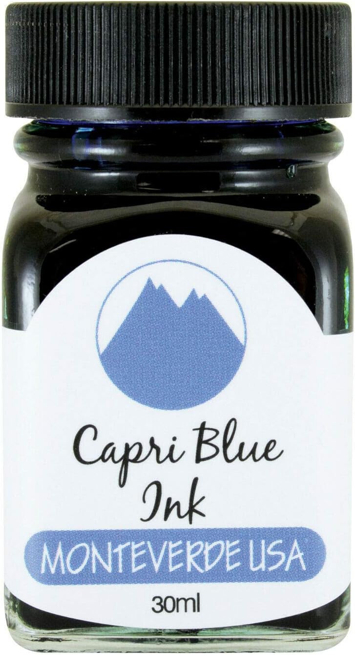Amazon.com : Monteverde USA Ink with ITF Technology, 30 ml Capri Blue ...