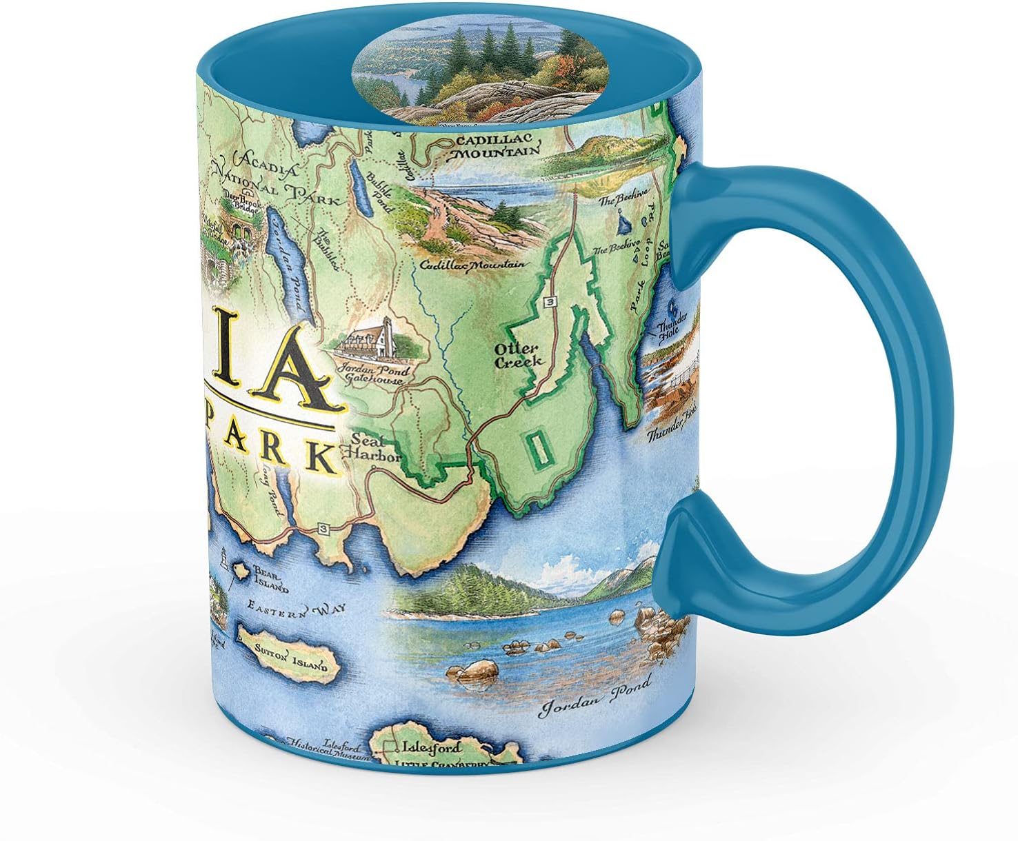 Amazon.com: Xplorer Maps Sequoia-Kings Canyon National Park Map Ceramic ...