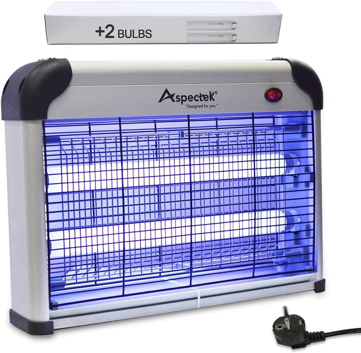 ASPECTEK Binnen UV Vliegend Insectenlamp, Elektrisch Vliegend ...