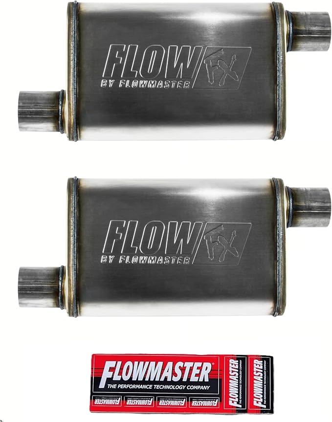 Amazon.com: Flowmaster 71236 FlowFX Muffler Set (2 Pack) – Offset In ...