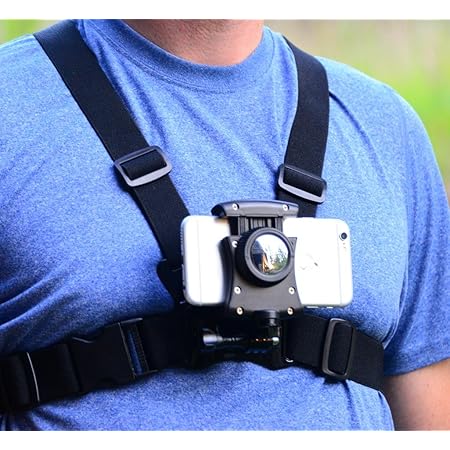 Amazon.com: Pellking Mobile Phone Chest Mount Harness Strap Holder Cell ...