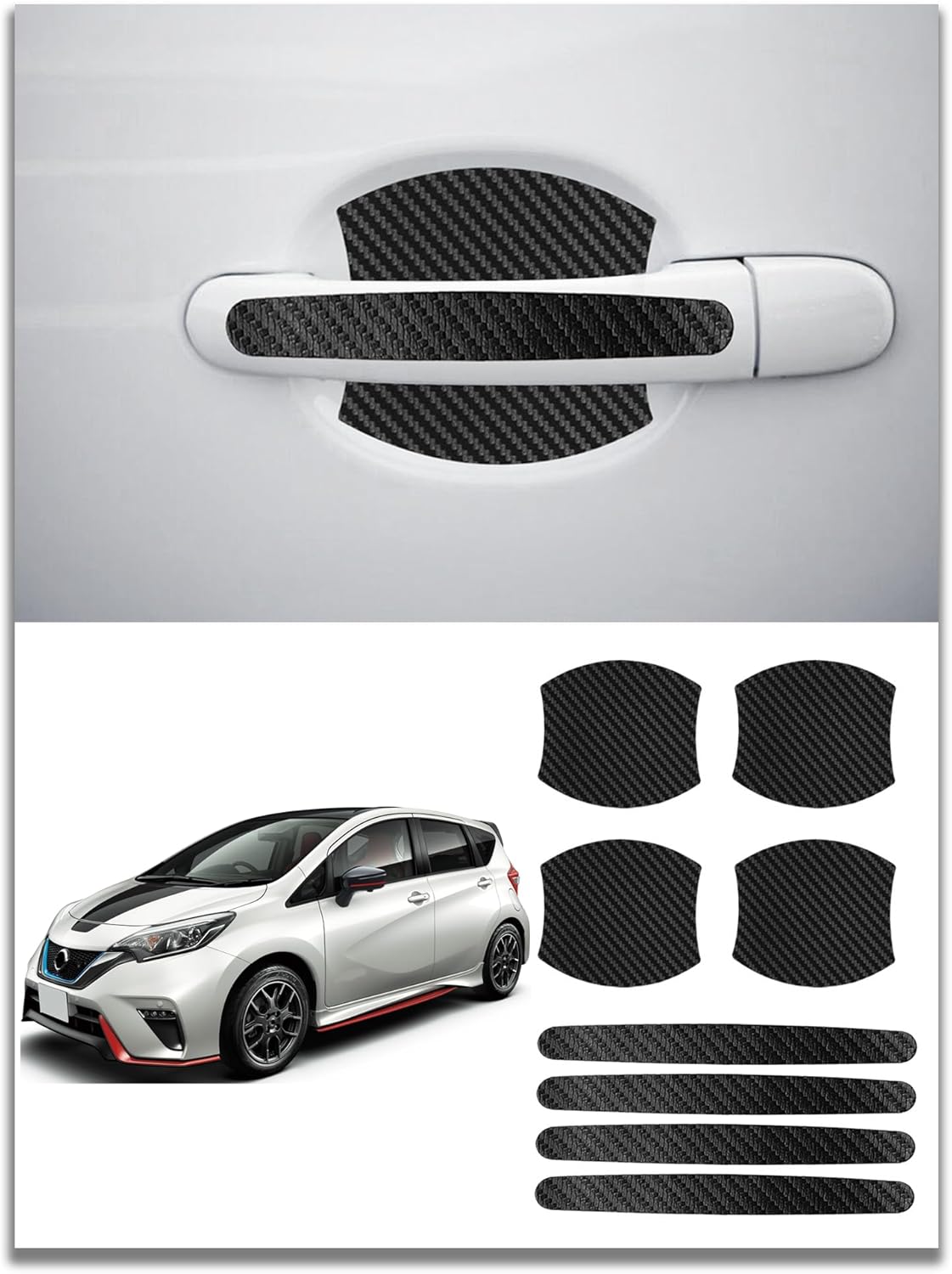 Amazon.co.jp: ドアハンドルプロテクター 日産ノート Note HE12 E12 E13 /日産ノート e-power E13 3代目 /日産 キックス P15系 車用ドアハンドル ...