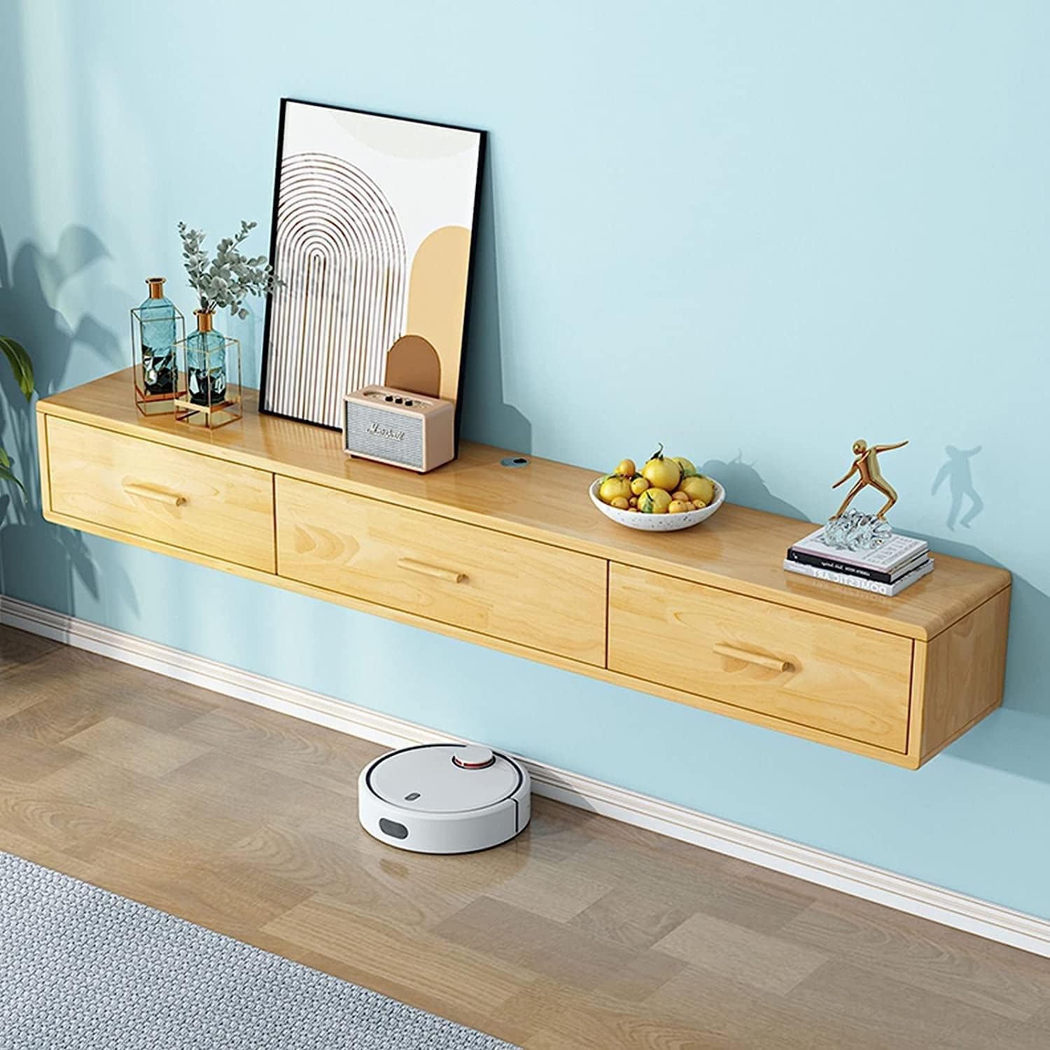 Amazon.com: Wall Mounted Tv Unit Floating Tv Stand Wall Mounted - Solid ...