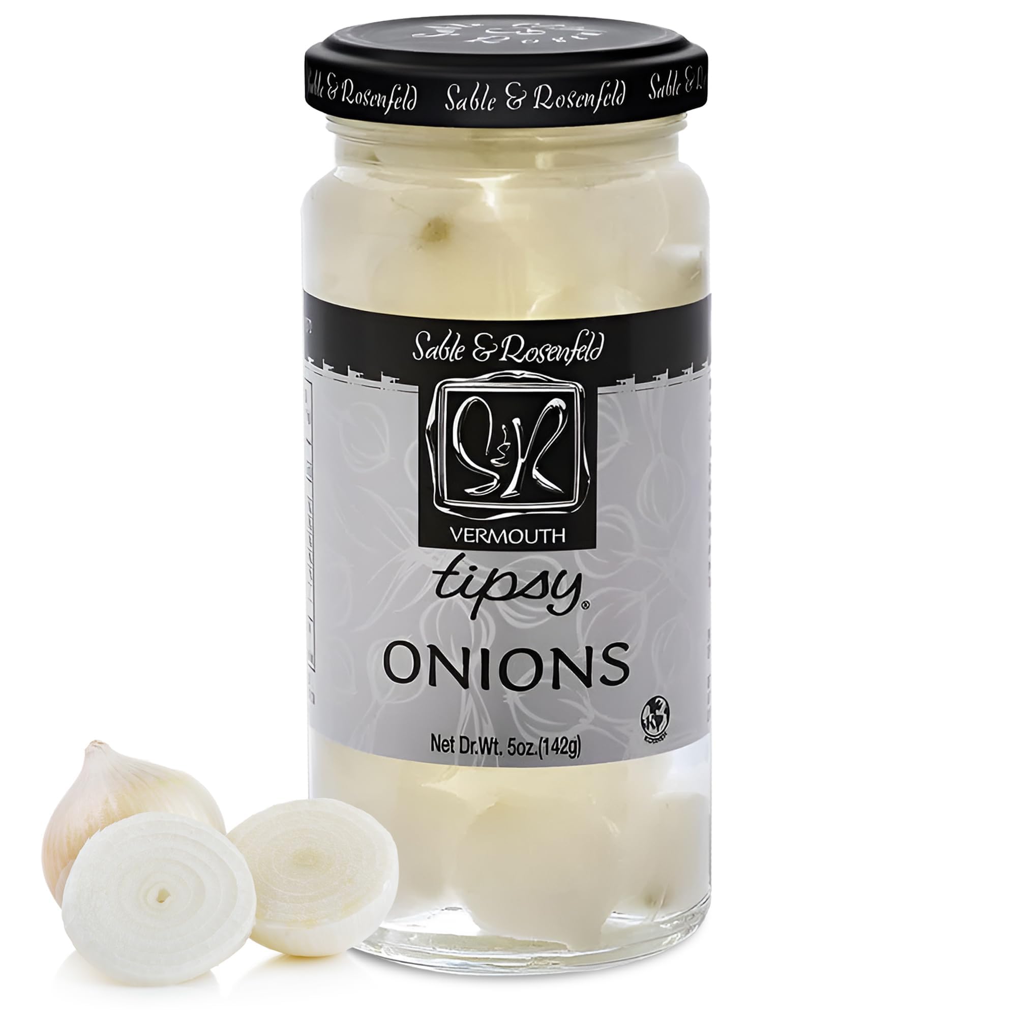 Amazon.com : Tipsy Onions - Cocktail Onions in Jar with French Vermouth ...