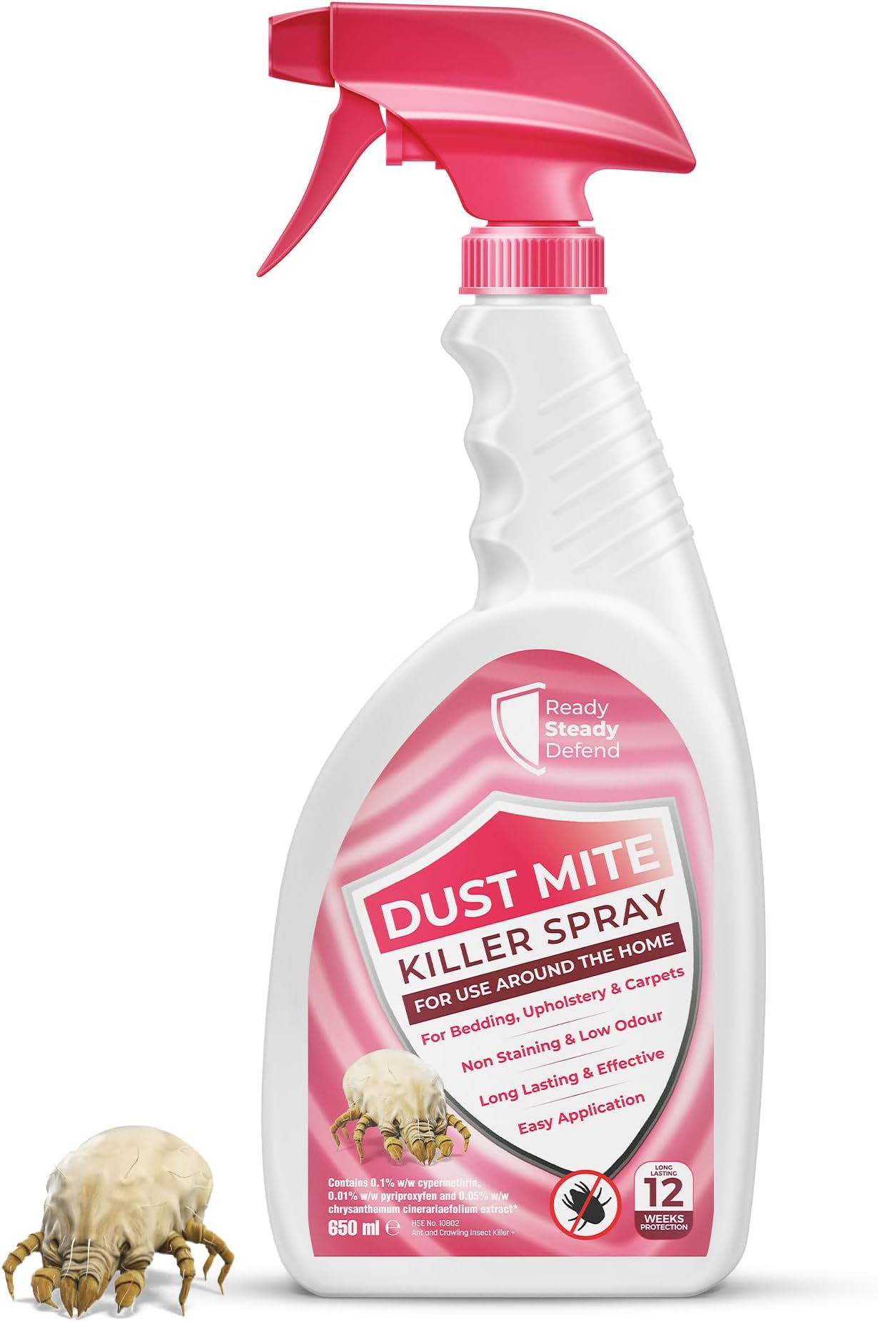 DUST MITE Allergy Spray Controller Itchy Eyes Rash Bed Mites MPC ...