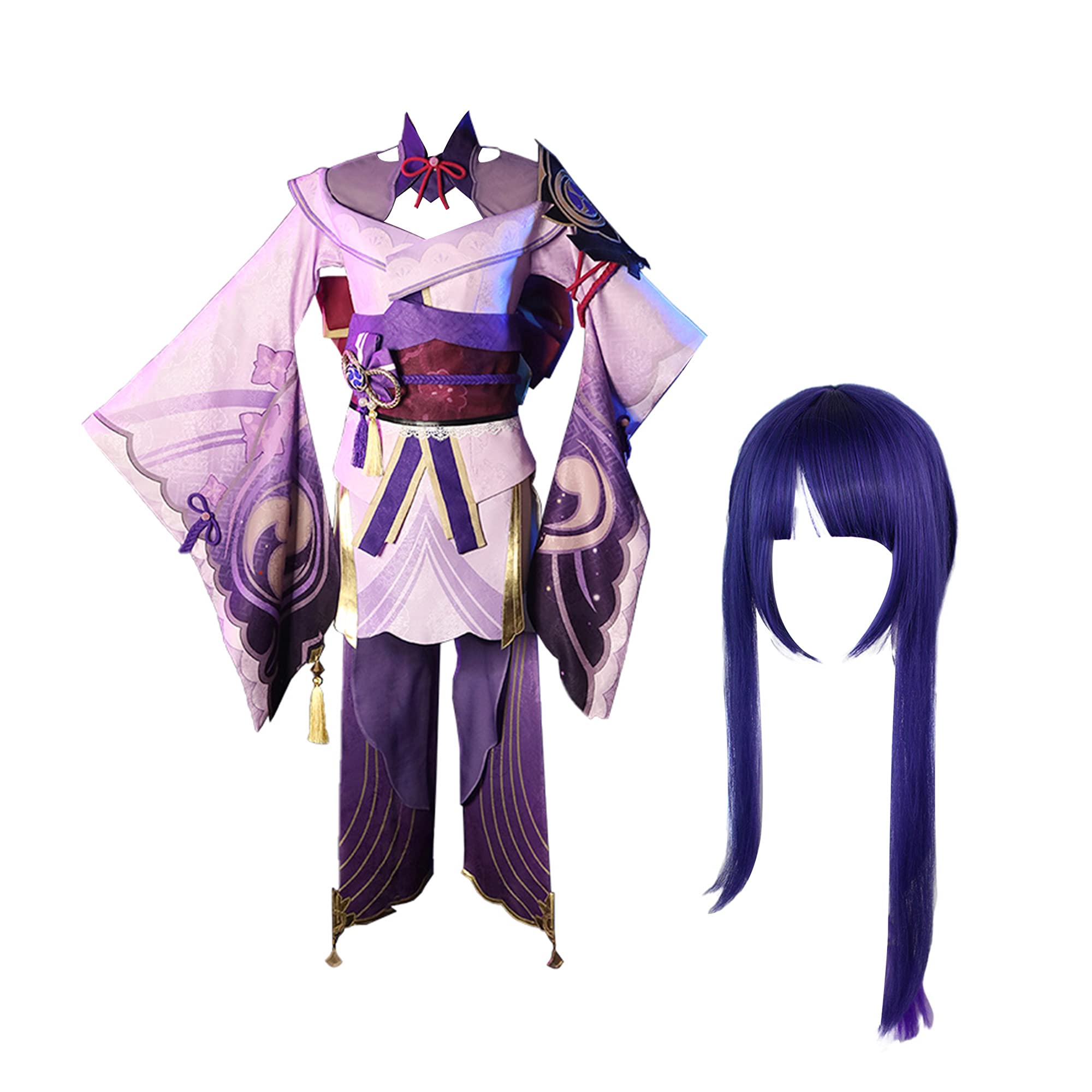 Genshin Impact Raiden Shogun Cosplay Costume Game Genshin Character ...