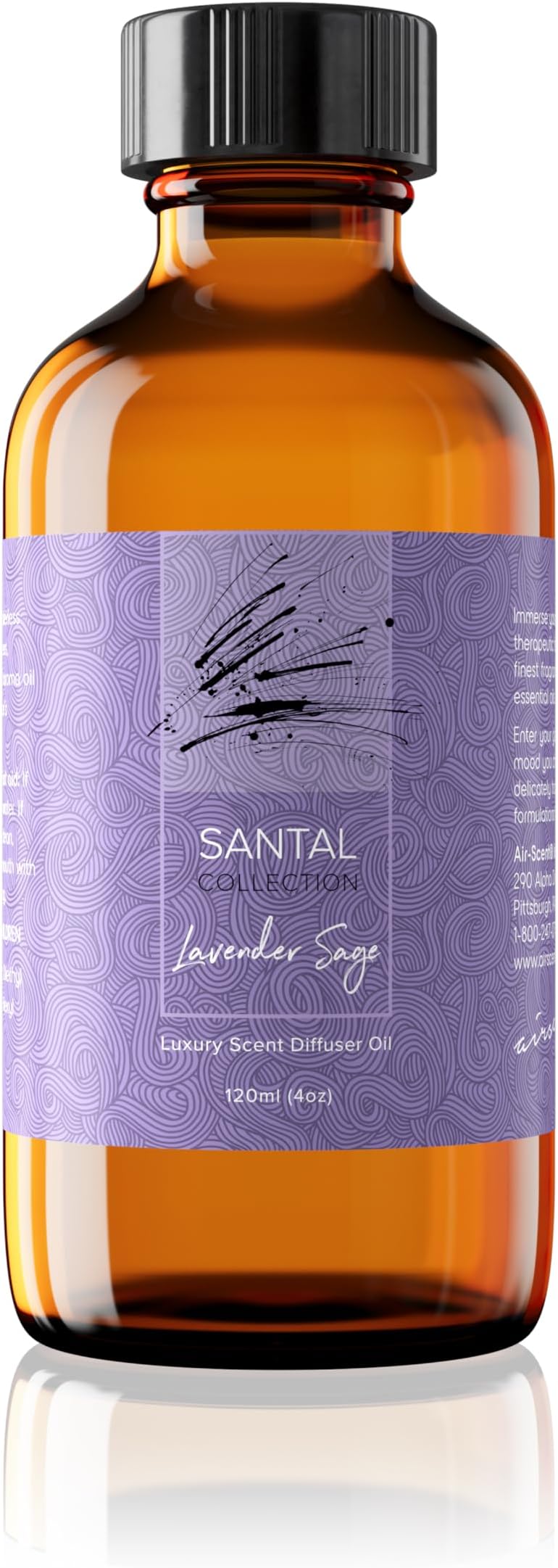 Amazon.com: Santal Lavender Sage Diffuser Oil - AirScent Lavender ...