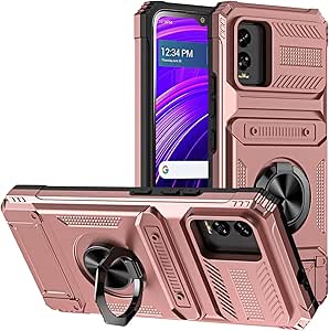 Amazon.com: Aikukiki Case for BLU View Speed 5G,Military Grade TPU+PC [Built-in Magnetic ...