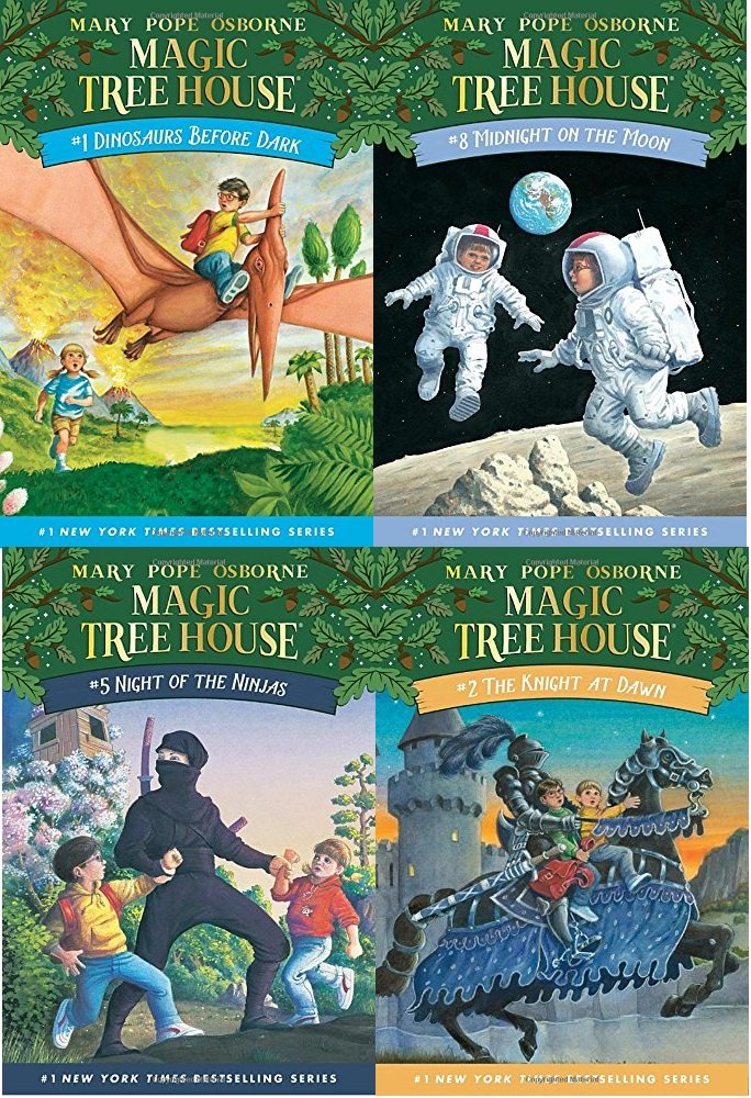 Magic Tree House Set, Books 1-8: Mary Pope Osborne: 9781338251043 ...