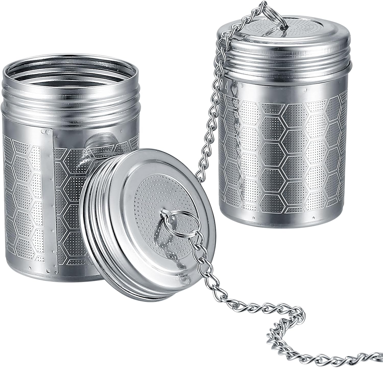 Amazon.com: 2 Pcs Tea Infusers for Loose Tea, Tea Strainers for Loose ...