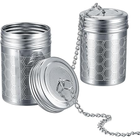 Amazon.com: 2 Pack Tea Strainers for Loose Tea 304 Stainless Steel Tea ...