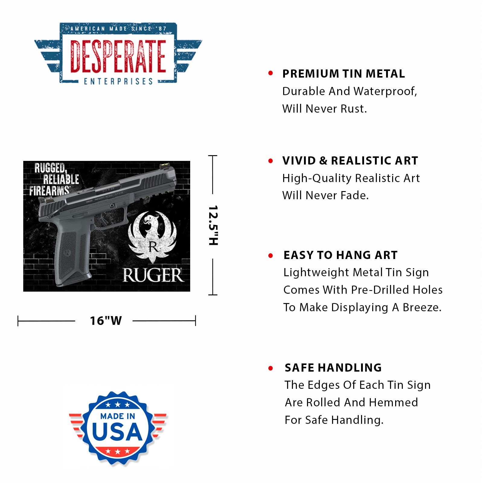 Ruger Gun Signs
