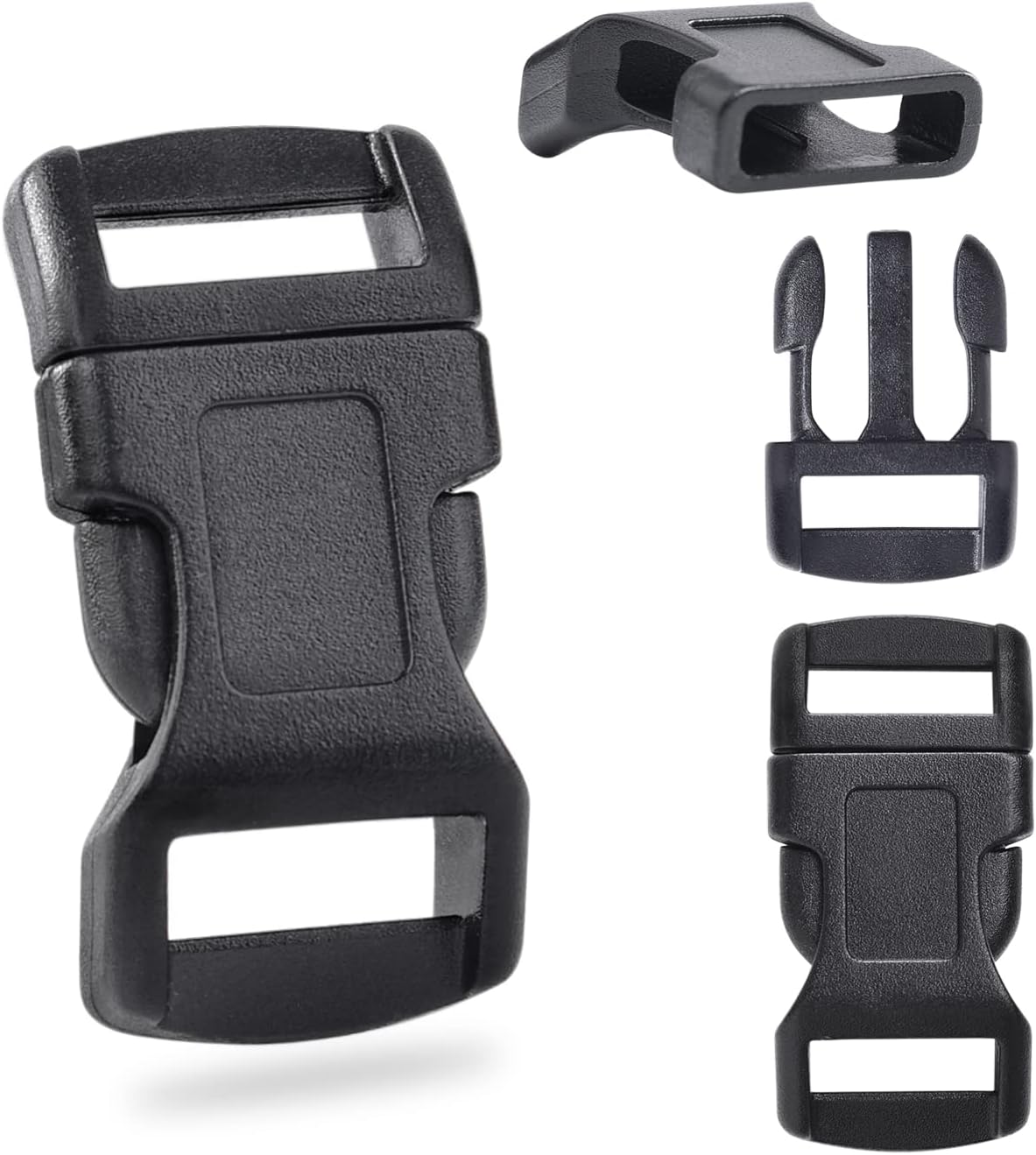 Amazon.com: CooBigo 10pcs 1/2"(12.5mm) Side Release Buckles Plastic ...