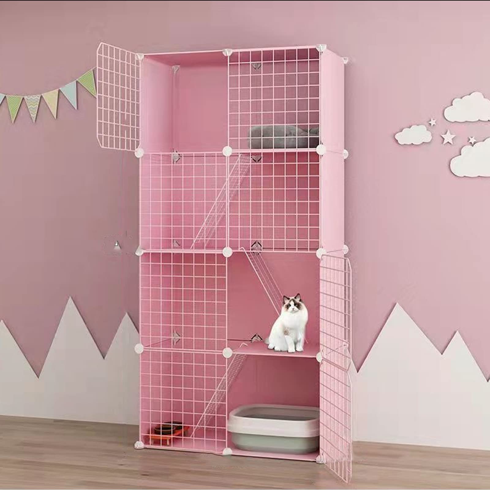 Pink Cat Cage