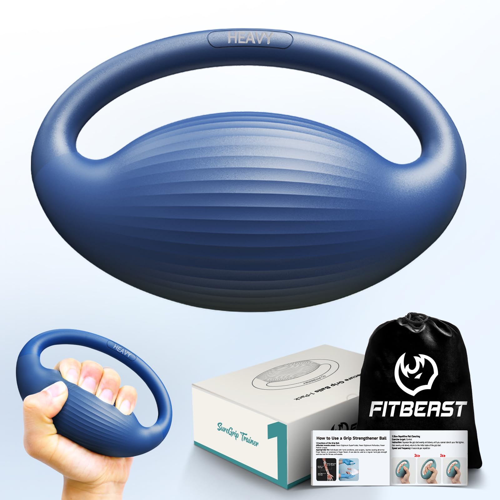 Snapklik.com : FitBeast Hand Exercise Balls - Heavy Resistance Levels ...