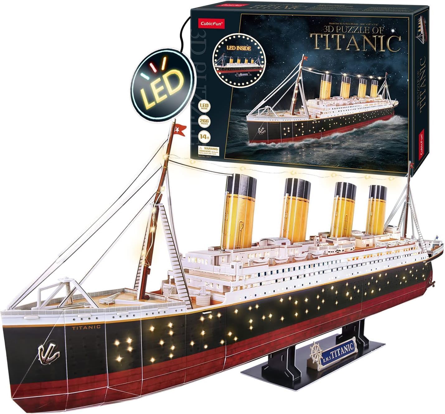 3D Puzzle Children - Titanic Model | 3D Puzzle Adults | BoatToy | Gift ...