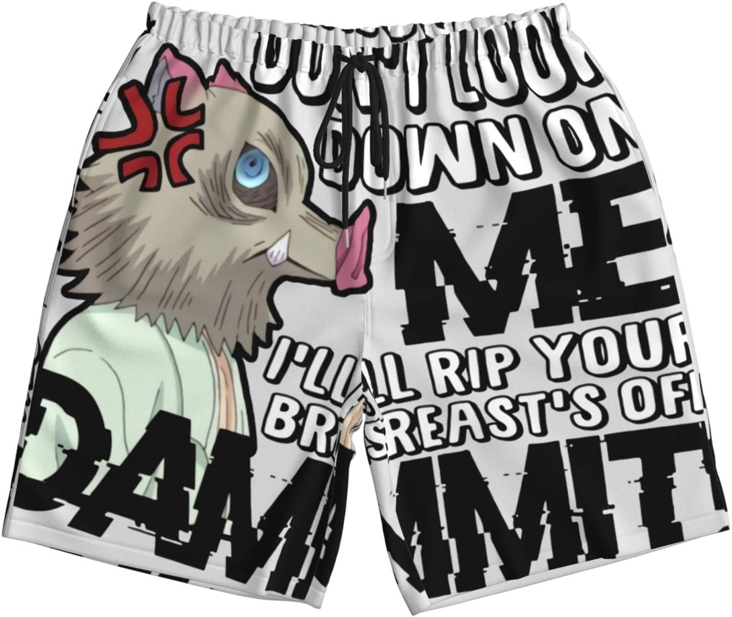 Slayer Inosuke Hawaiian Beach Swim Trunks Quick Dry Shorts Classic Sun ...