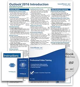 Amazon.com: TEACHUCOMP DELUXE Video Training Tutorial Course for Microsoft Outlook 2016- Video ...