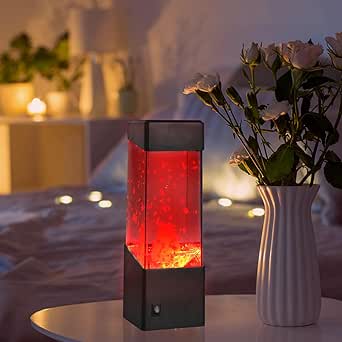 LED Volcano Lamp USB/Battery Operated Volcano Night Light Multi-Color ...