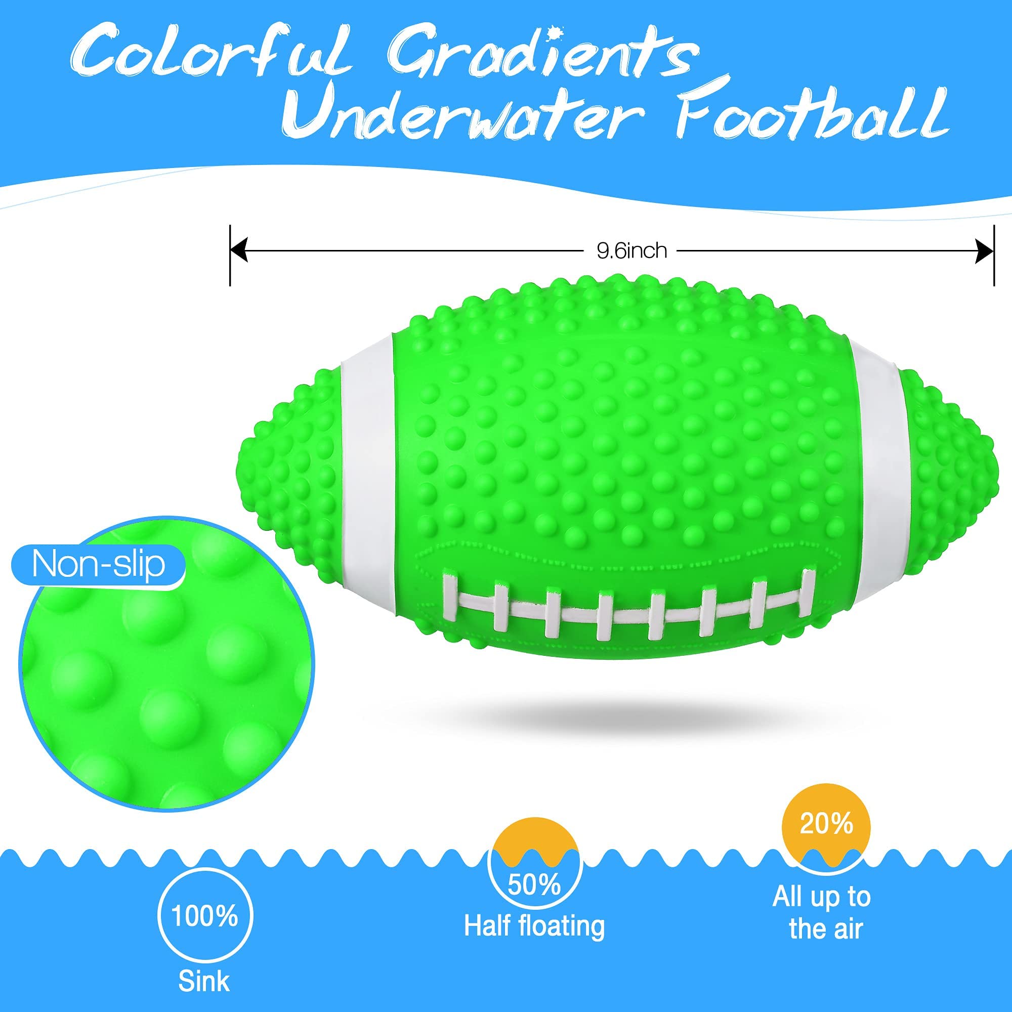 Snapklik.com : Hiboom Swimming Pool Football - Underwater Passing And ...