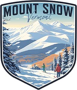 Amazon.com: Mount Snow Vermont Design B Souvenir Vinyl Decal Sticker 2 ...