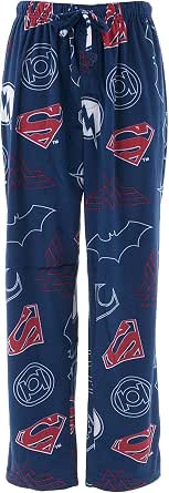 DC Comics Men's Justice League Lounge Pants Sleepwear, Hero Black, M at ...