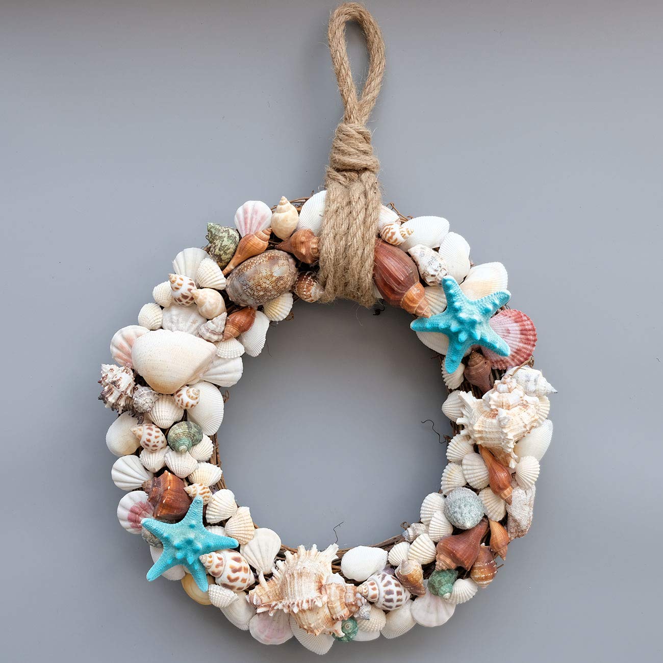 idyllic Seashell Wreath Wedding Decoration Seaside Style Home Decor 14 ...