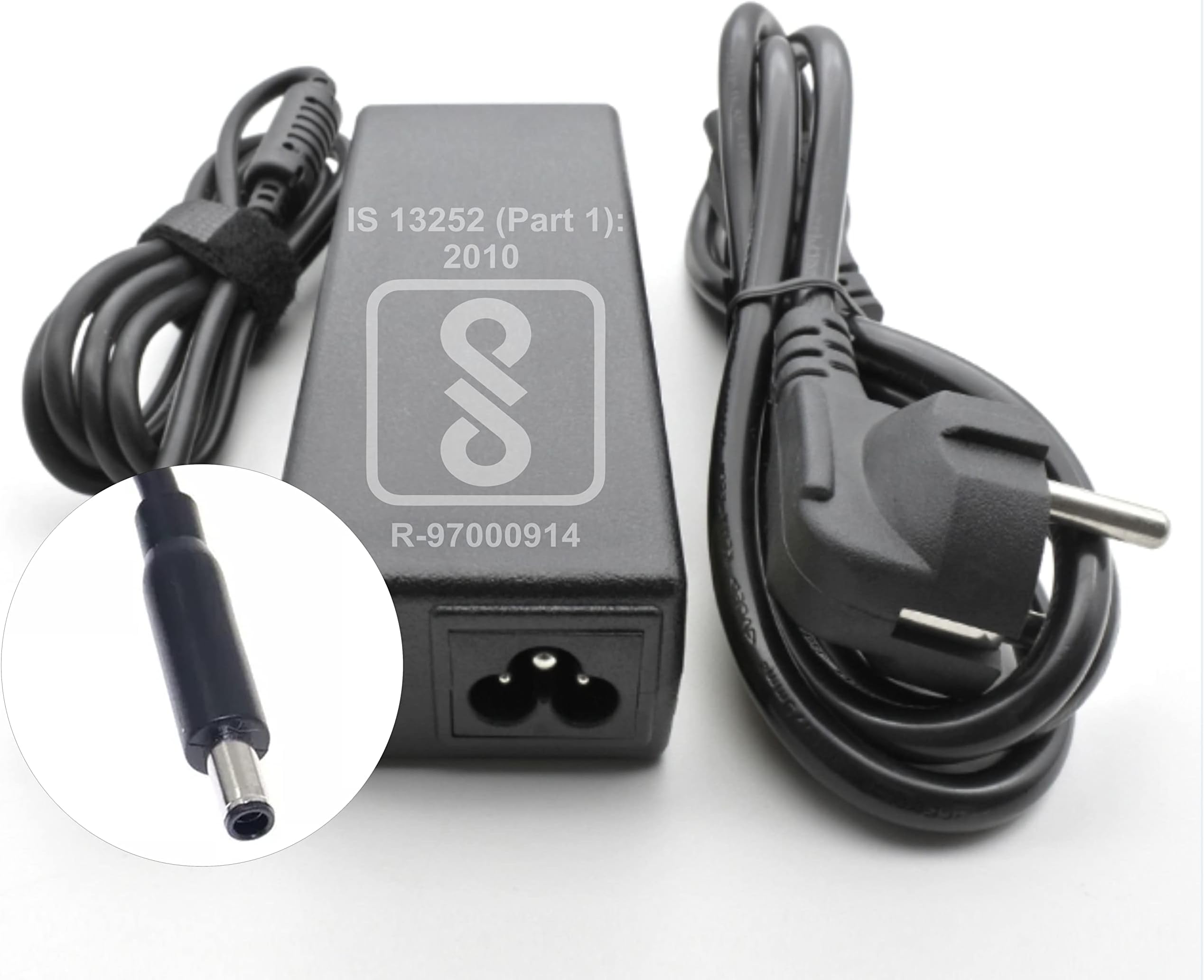 Dell Original 65W 19.5v 4.5mm Pin Laptop AC Adapter-Black (Part Code ...
