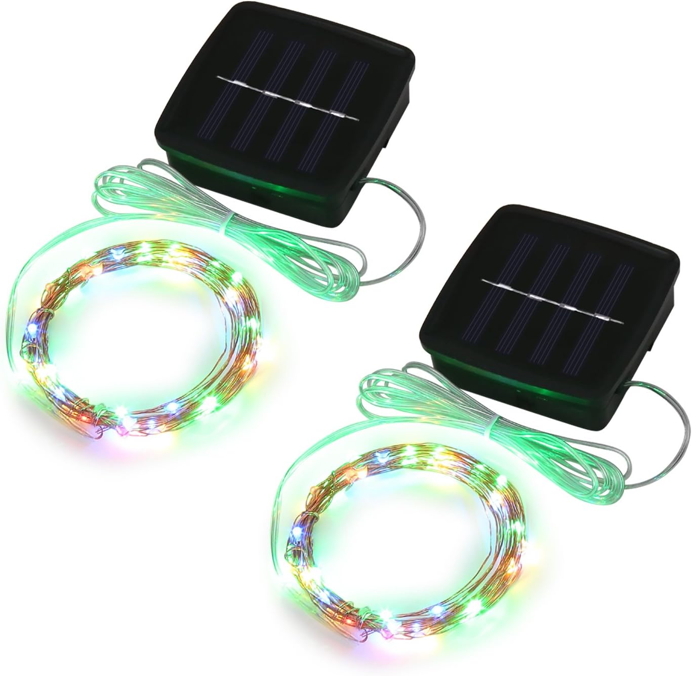 Short Mini Garden Lights Solar Powered Waterproof Fairy Lights Outdoor ...