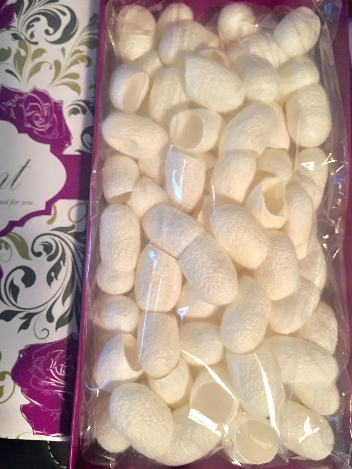 Amazon.com: TTSAM 100pcs Fresh Natural Silk Ball Cocoons Facial ...