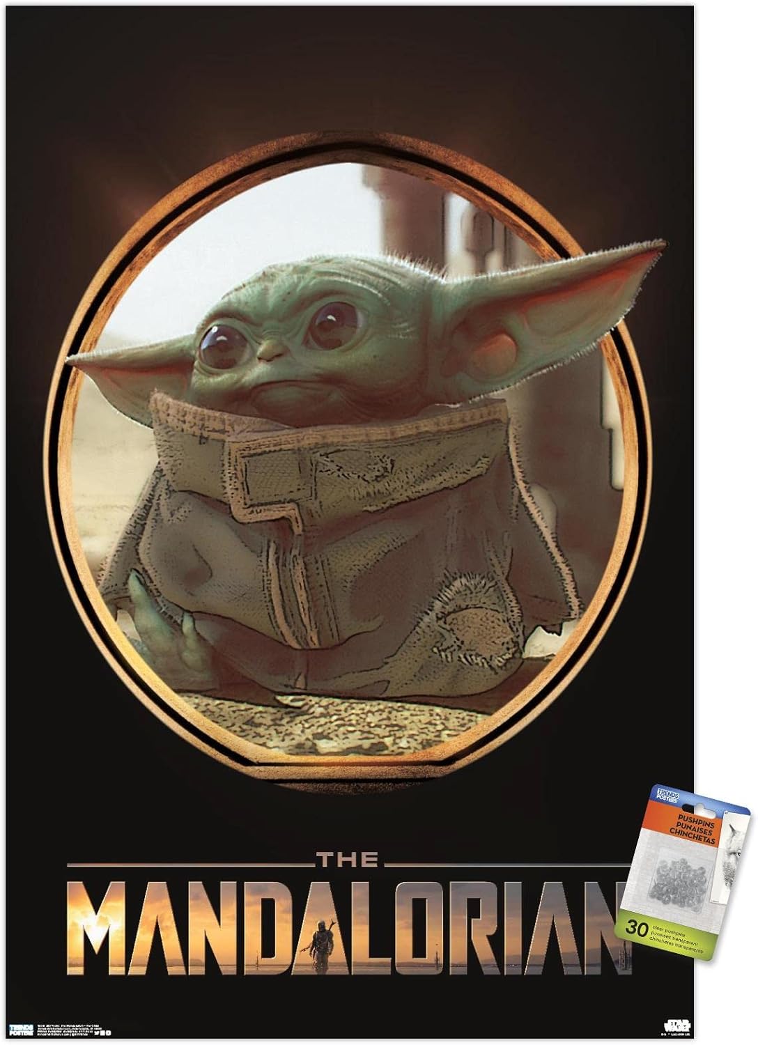 Amazon.com: Trends International Star Wars: The Mandalorian - The Child ...