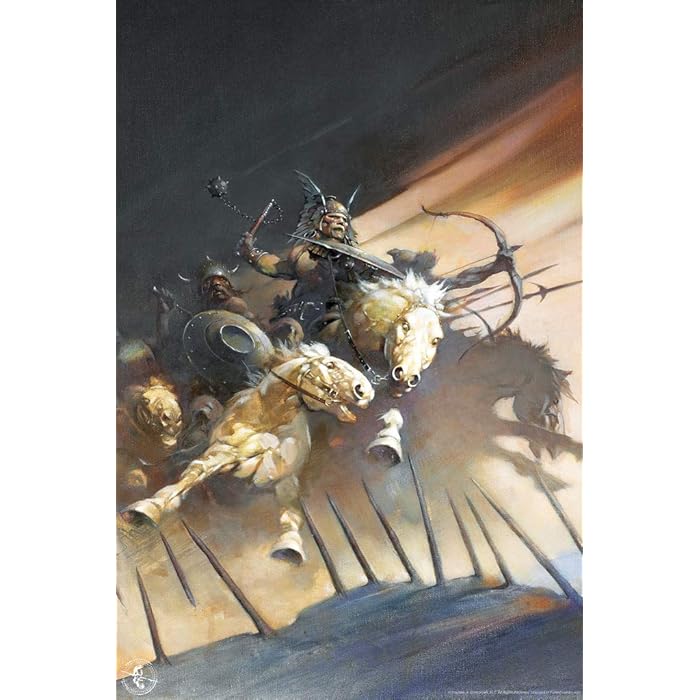 Buy The Huns by Frank Frazetta Wall Art Gothic Fantasy Decor Frank ...