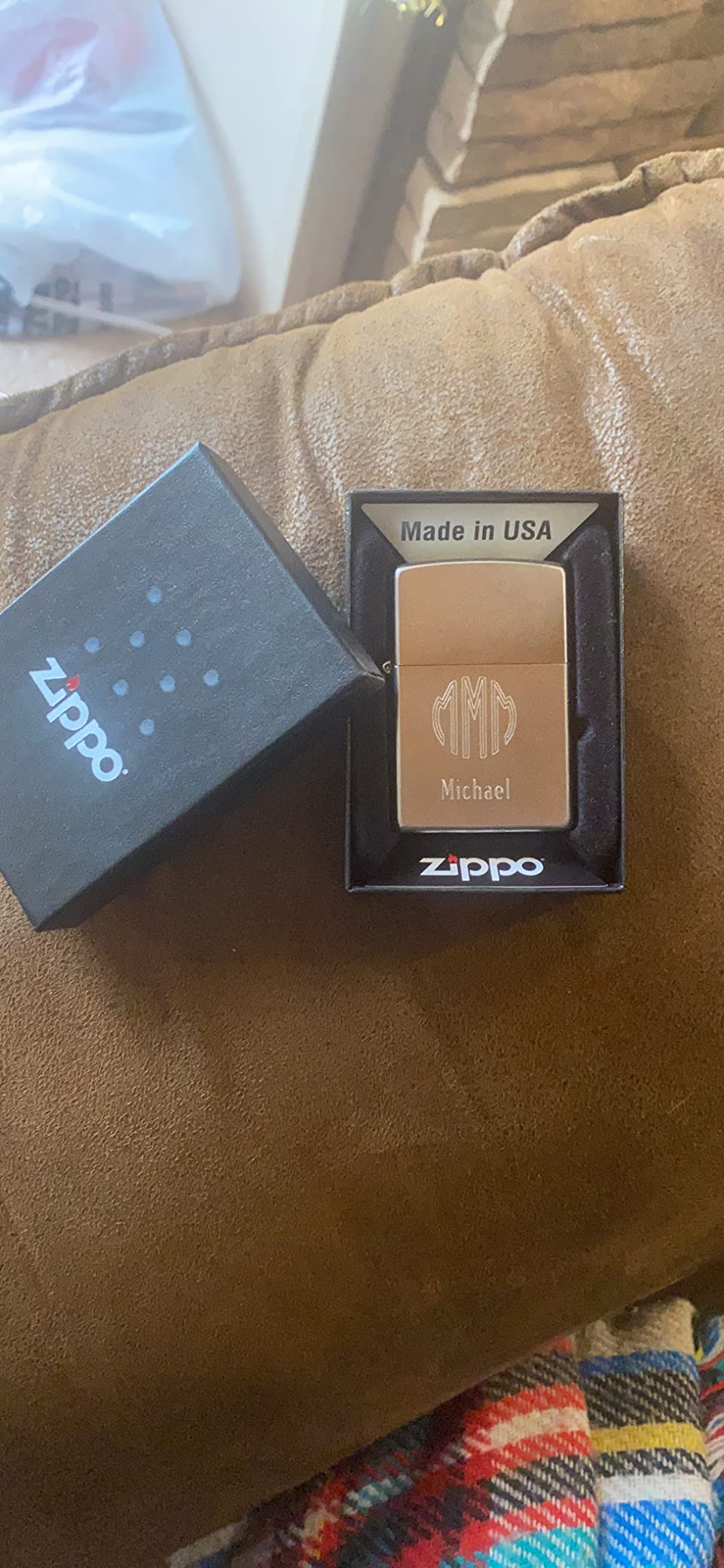 Amazon.com: Personalized Zippo Lighter Monogram with Free Engraving ...