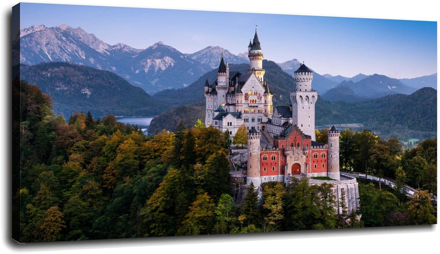 Amazon.com: MSHDO Germany Castles Mountains Neuschwanstein Poster ...