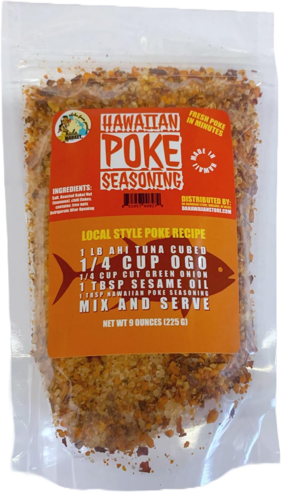 Amazon.com : Noh Hawaiian Poke Mix .4oz 12 pack : Sea Salts : Grocery ...