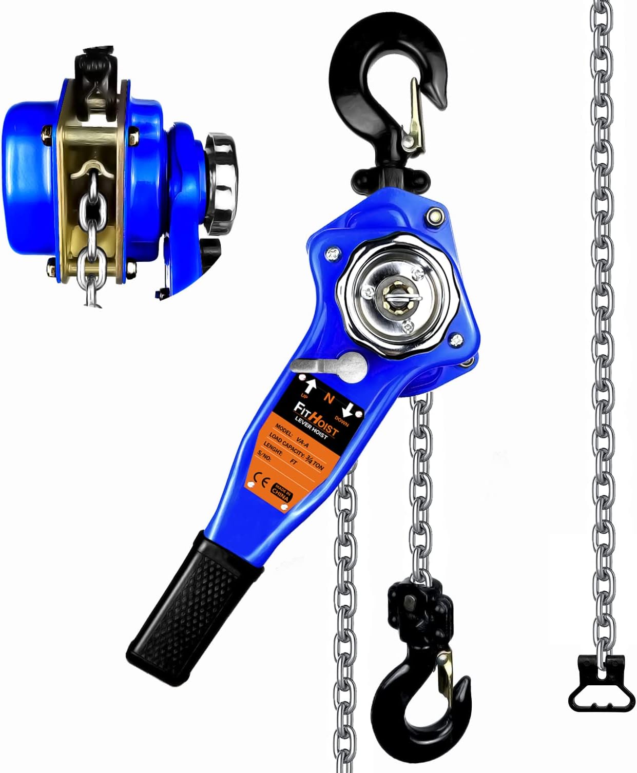 Amazon.com: XtremepowerUS Lift Lever Block Chain Hoist Comealong Lift ...