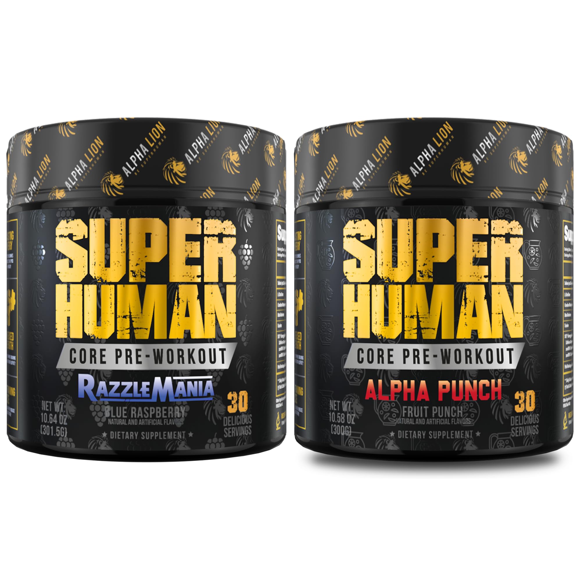 Amazon.com: ALPHA LION Core Pre Workout Powder Bundle for Pump & Tri ...