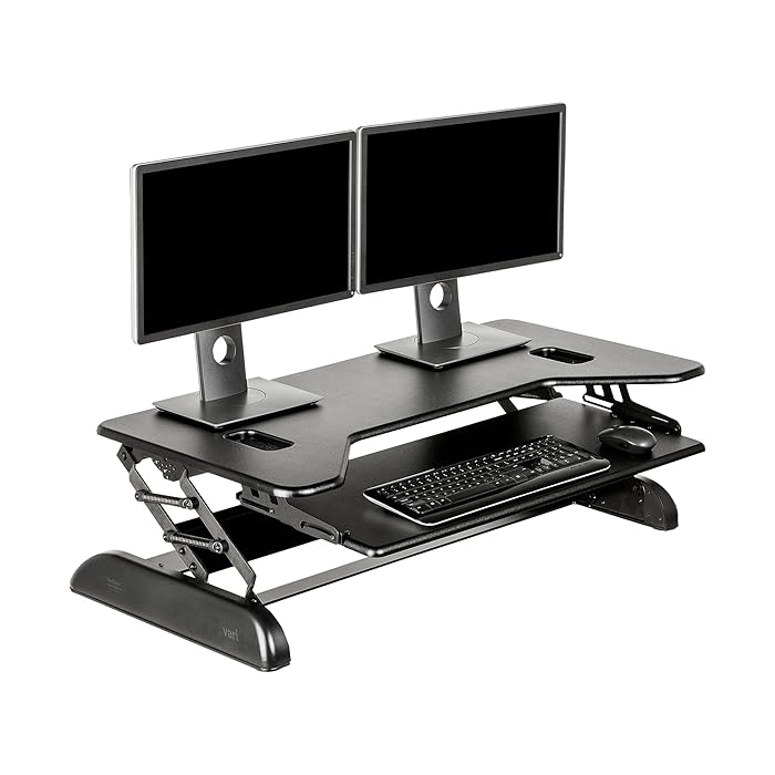 Buy VariDesk Cube Plus 40 by Vari – Two-Tier Cubicle Standing Desk ...