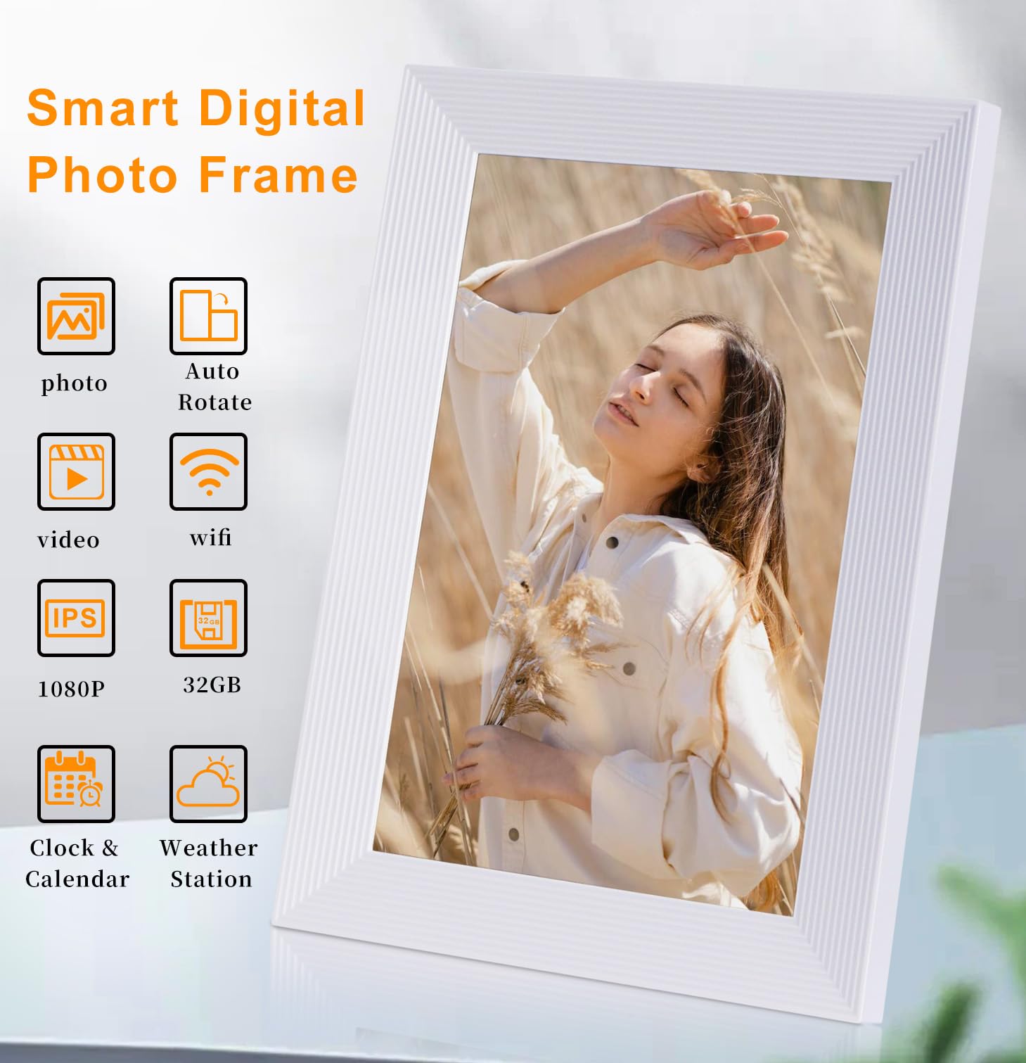 Snapklik.com : QCREA Frameo 10.1 Inch Smart WiFi Digital Photo Frame ...
