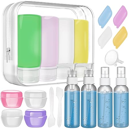 Amazon.com: Morfone Travel Bottles kit, TSA Approved Travel Size ...