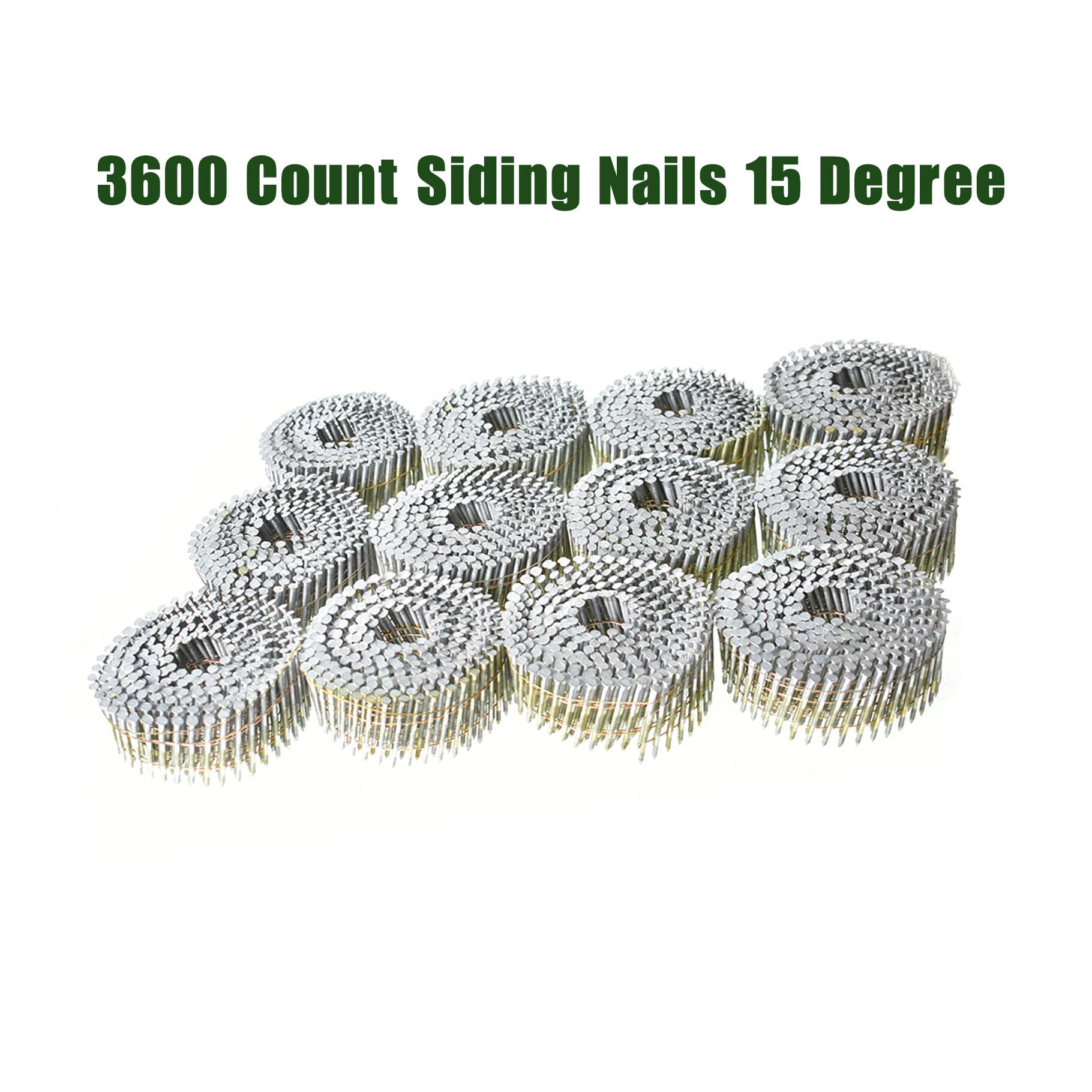 Full Round Head Nails 1200 Count Stainless Steel Siding Nails – 1-1/2 ...
