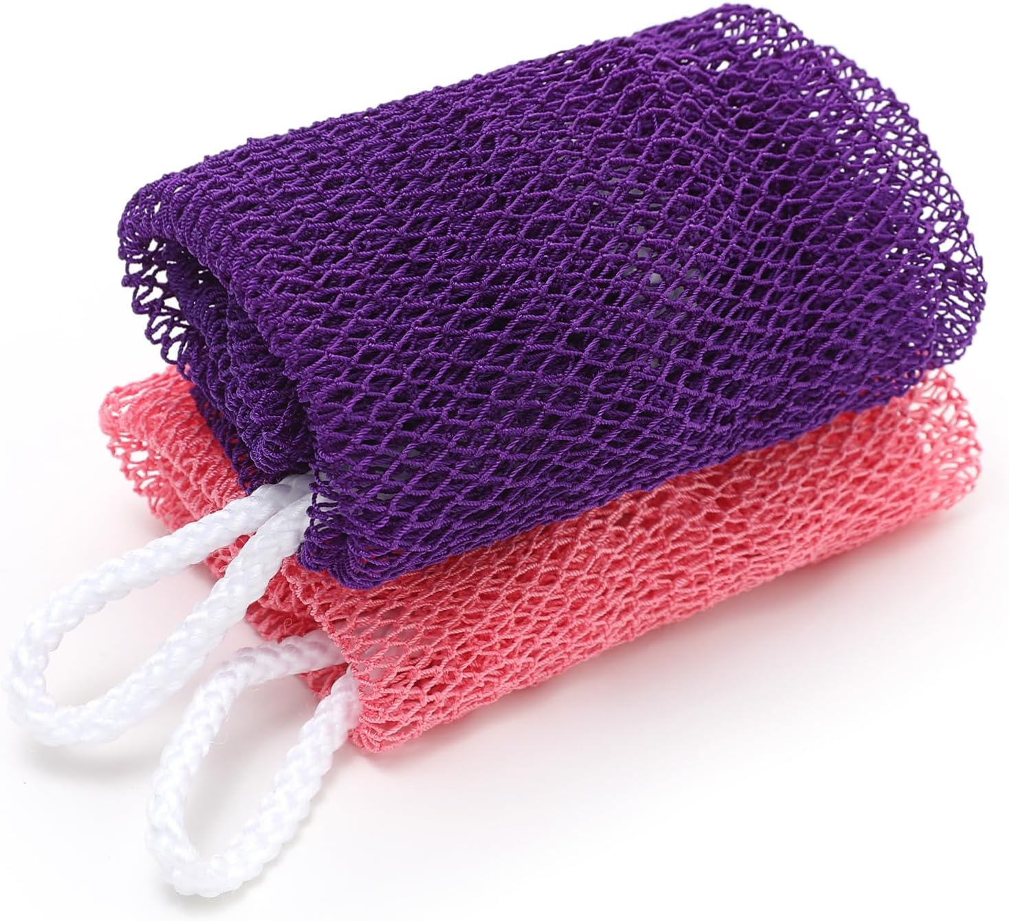 Amazon.com: 2Pcs African Exfoliating Net Sponge, Nylon African Net ...