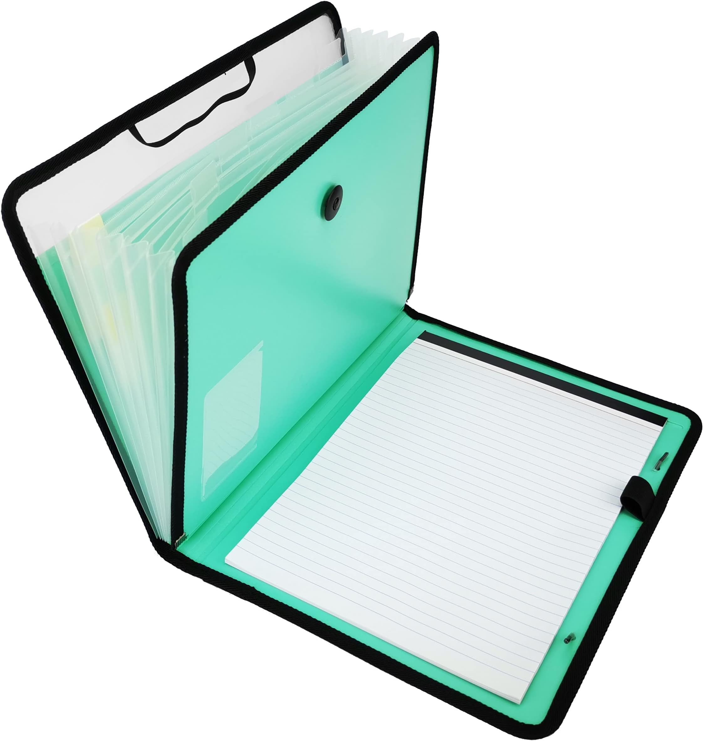 Uquelic Dokumentenmappe, ausziehbar, Oxford-Stoff, 13 Taschen ...