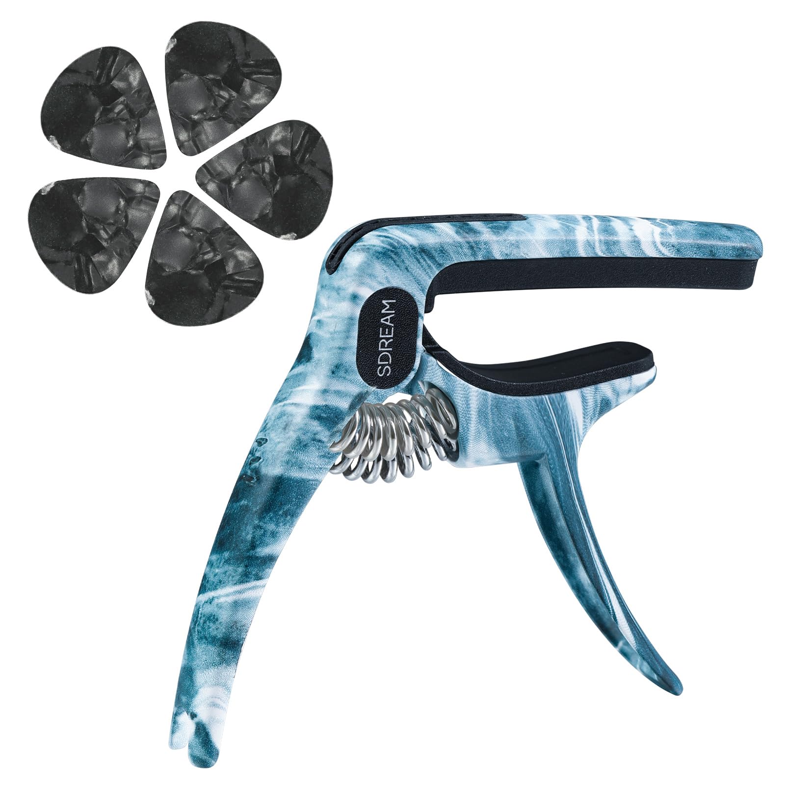 Amazon.com: Guitar Capo for Acoustic and Electric Guitar, Guitar Clamp ...