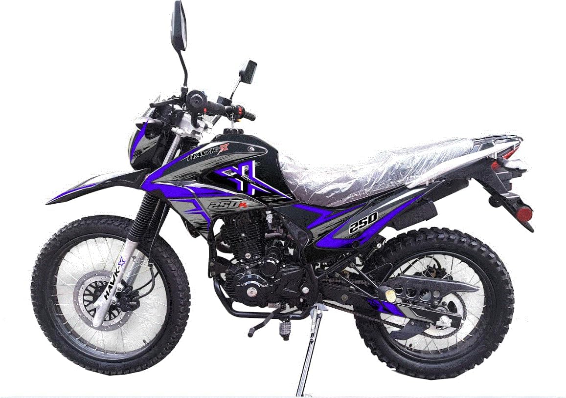 Amazon.com: HHH New XHawk ENDURO 250cc Dirt Bike Motorcycle RPS Dual ...