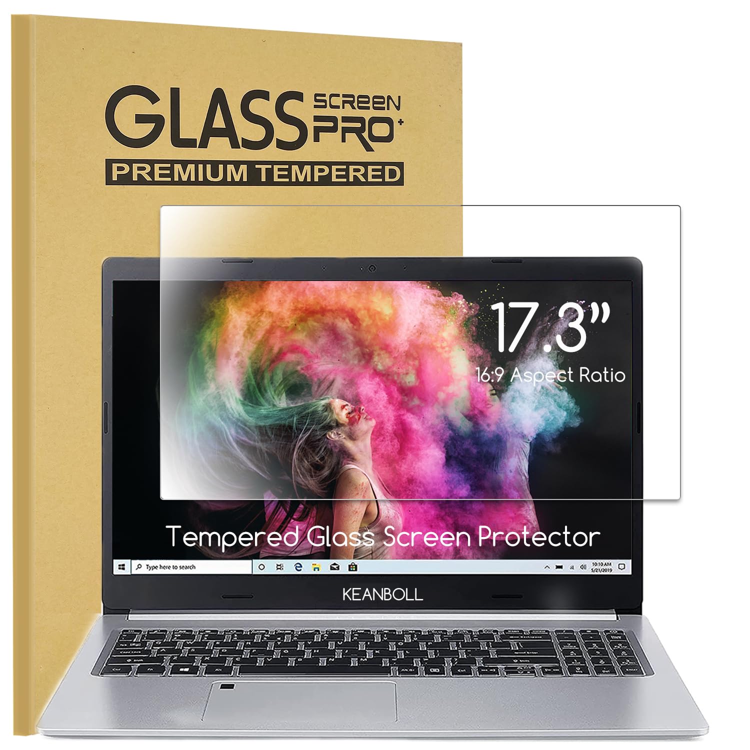Amazon.com: 17.3 inch Tempered Glass Laptop Screen Protector for 17.3 ...