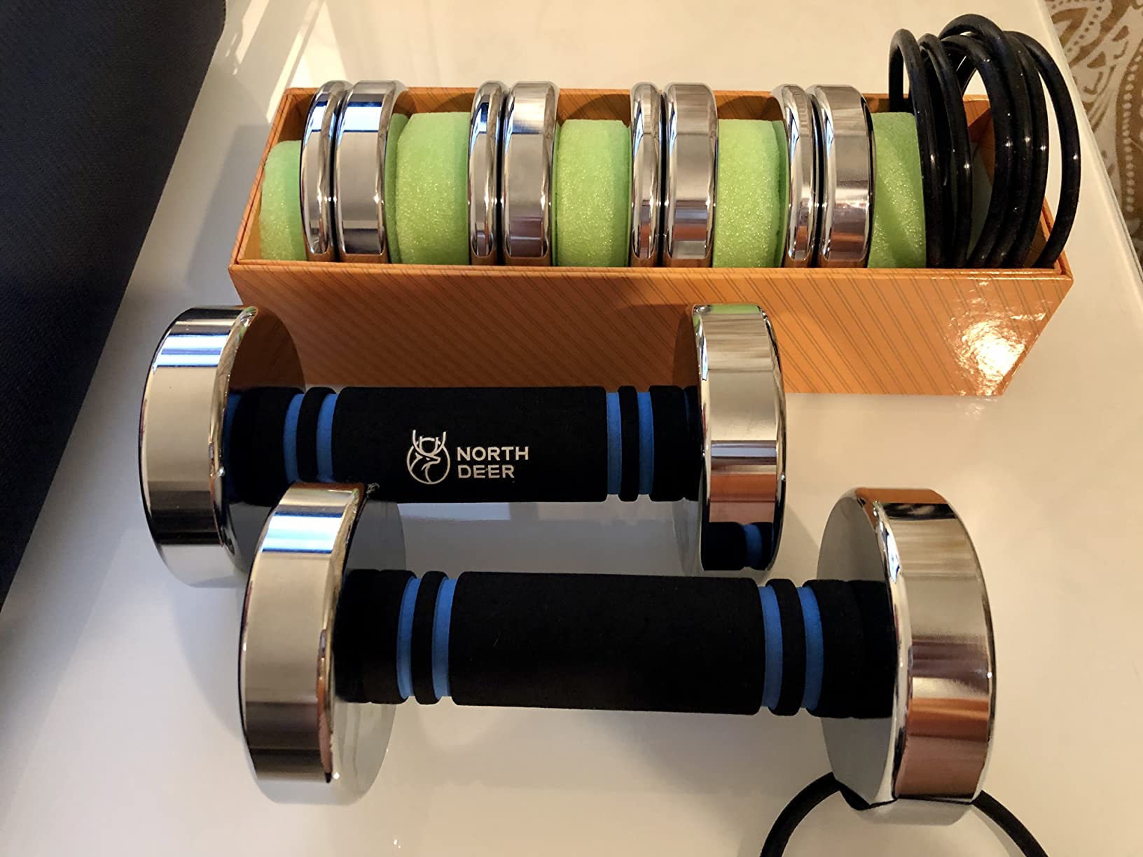 $24/mo - Finance Northdeer Steel Dumbbells Ultracompact & Adjustable ...
