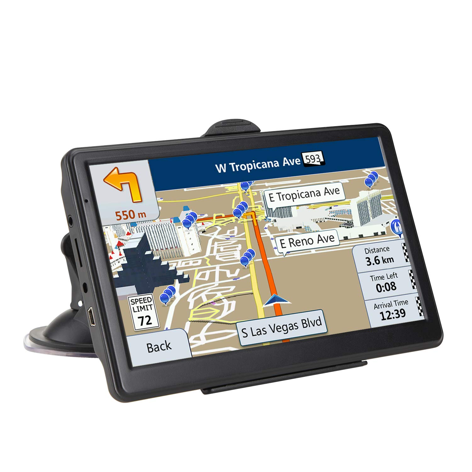 Gps For Cars GPS Navigation For Truck & RV & Car, Driver Alerts, Turn ...